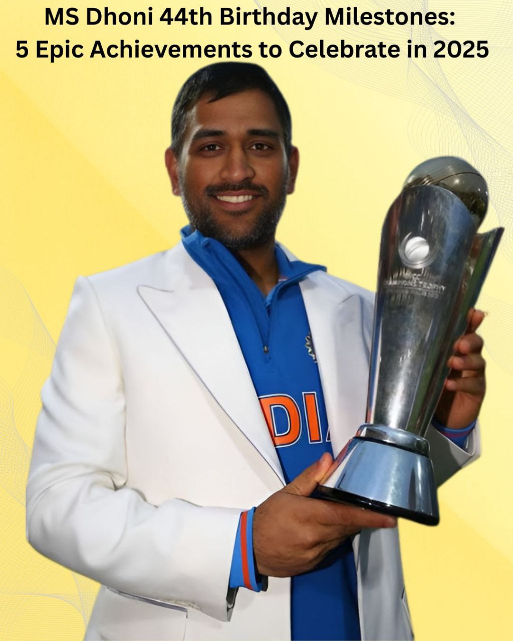 MS Dhoni 44th Birthday Milestones: 5 Epic Achievements To Celebrate In 2025