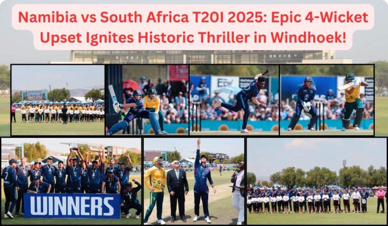 Namibia Vs South Africa T20I 2025: Epic 4-Wicket Upset Analysis
