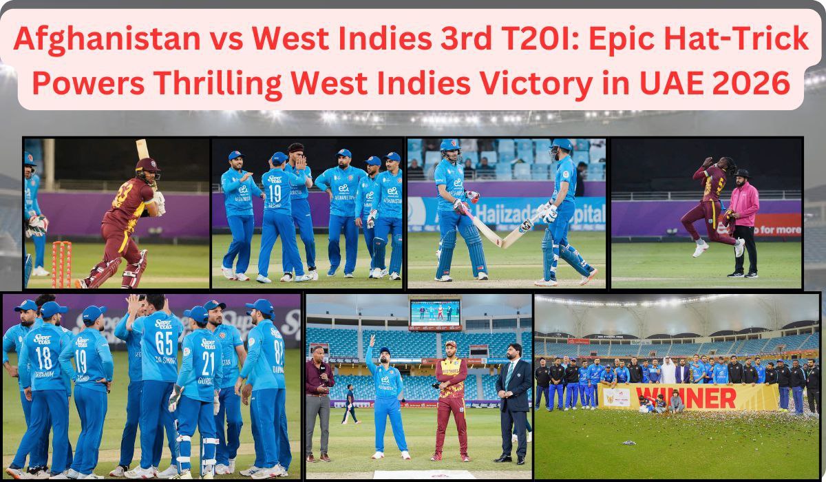 Afghanistan Vs West Indies 3rd T20I: Shamar Springer Hat-Trick Seals ...