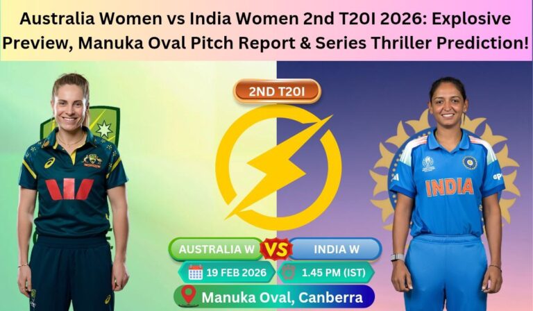 Australia Women Vs India Women 2nd T20I 2026: Ultimate Preview, Pitch ...