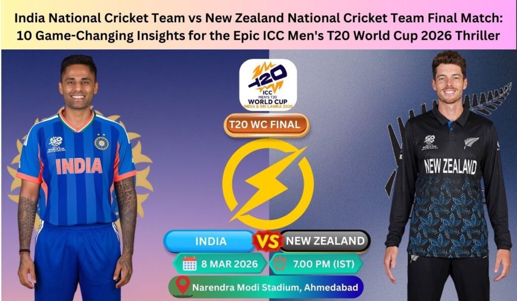 India National Cricket Team Vs New Zealand National Cricket Team Final ...