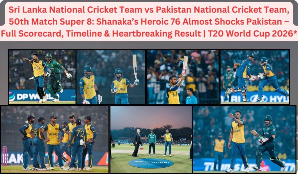Sri Lanka National Cricket Team Vs Pakistan National Cricket Team, 50th ...